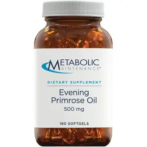 METABOLIC MAINTENANCE Evening Primrose Oil 500mg 180 Softgels - One-color