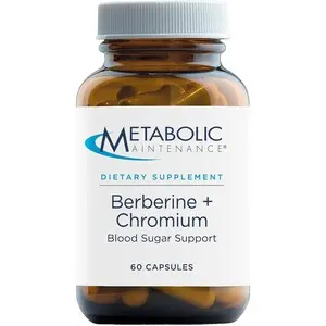 METABOLIC MAINTENANCE Berberine + Chromium 60 Capsules - One-color