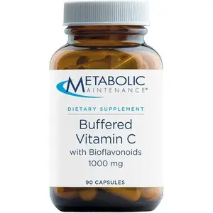 METABOLIC MAINTENANCE Buffered Vitamin C 1000mg 90 Capsules - One-color