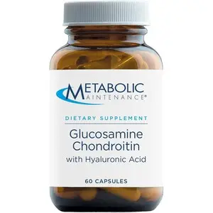 METABOLIC MAINTENANCE Glucosamine Chondroitin W/hyaluronic Acid 60 Capsules - One-color