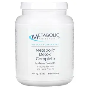 METABOLIC MAINTENANCE Metabolic Detox Complete Natural Vanilla 1050 Grams - One-color