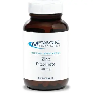 METABOLIC MAINTENANCE Zinc Picolinate 30mg 90 Capsules - One-color