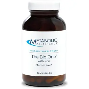 METABOLIC MAINTENANCE The Big One W/ Iron 90 Capsules - One-color