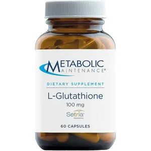 METABOLIC MAINTENANCE L-glutathione 100mg 60 Capsules - One-color