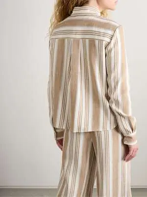 TWP Carter Striped Hemp Shirt
