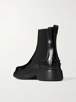TOD'S Gomma Leather Chelsea Boots