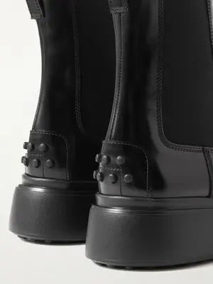 TOD'S Gomma Leather Chelsea Boots