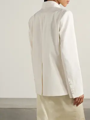 TWP Pleated Linen Blazer