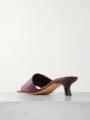 Loewe Pebble Leather Mules