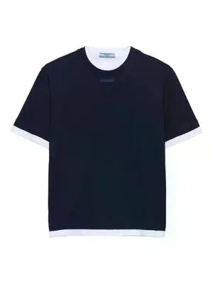 Prada Logo-triangle T-shirt