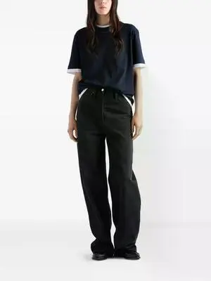 Prada Logo-triangle T-shirt
