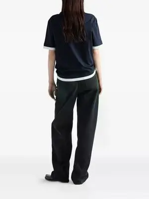 Prada Logo-triangle T-shirt