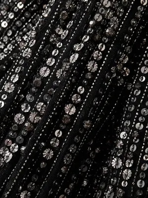 Jenny Packham Zenith Cape-effect Embellished Gown - Black