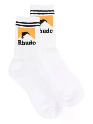 Rhude Fabric Socks For Men