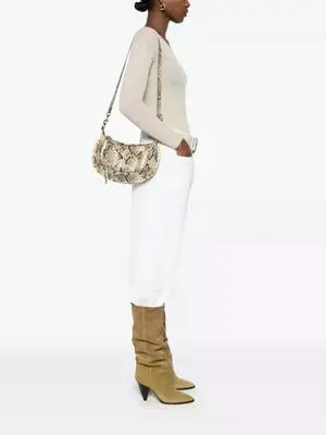 Isabel Marant Étoile Oskan Moon Shoulder Bag - Neutrals