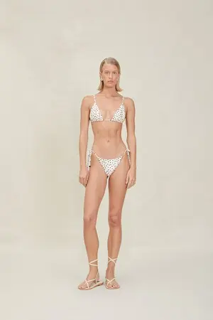 Devon Windsor Emerson Triangle Bikini Top - Natural