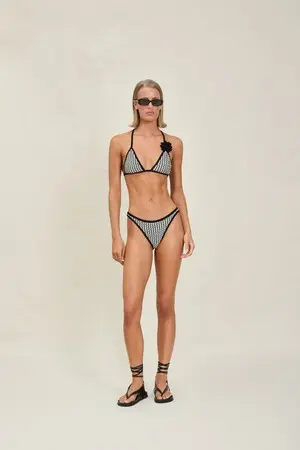 Devon Windsor Neo Crochet Bikini Bottom - Natural