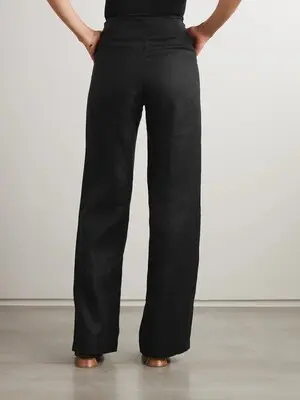 Faithfull The Brand Sanne Linen Straight-leg Pants