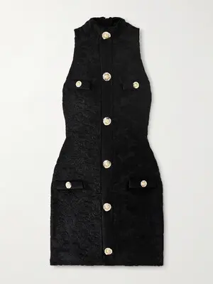 Balmain Button Up Cocktail Dresses