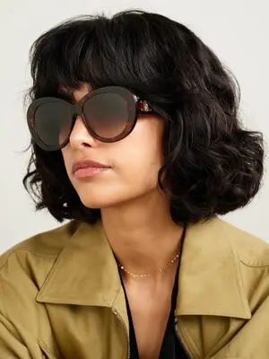 Celine Triomphe Round-frame Sunglasses