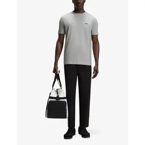 BOSS Logo-embroidered Regular-fit Stretch-cotton T-shirt Xxl