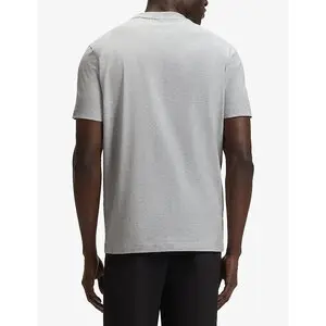 BOSS Logo-embroidered Regular-fit Stretch-cotton T-shirt Xxl