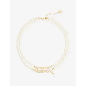VIVIENNE WESTWOOD Amelia Pearl Necklace - Aw25-gold / Cream Pearl