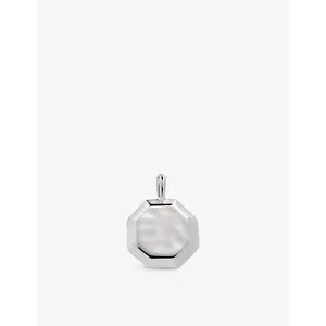 Monica Vinader Octagonal Sterling- Pendant - Silver