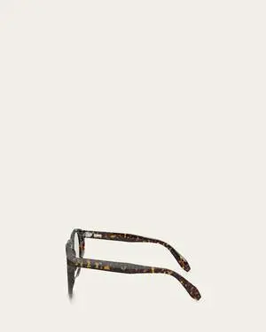 Oliver Spencer Acetate Polarized Round Sunglasses