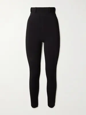 Alaïa Stretch-knit Leggings - Black