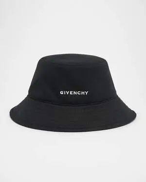 Givenchy Embroidered Logo Bucket Hat - Black