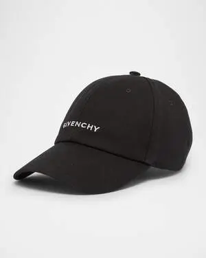 Givenchy Embroidered Logo Baseball Cap - Black