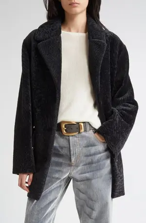 Eleventy Genuine Merino Shearling Jacket