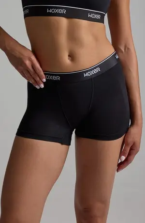 WOXER Star Ultra-soft 3-inch Boxer Briefs - Black 2.0