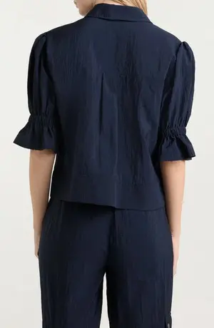 Cinq À Sept Holly Parachute Jacket - Navy