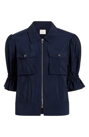 Cinq À Sept Holly Parachute Jacket - Navy