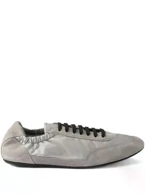 Prada Collapse Lace-up Sneakers - Grey