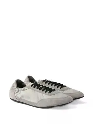 Prada Collapse Lace-up Sneakers - Grey