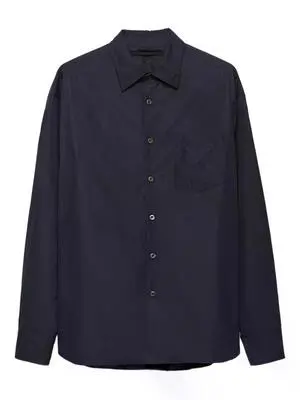 Prada Patch-pocket Classic-collar Shirt