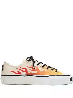 KAMIYA Joey Flame-print Sneakers - White