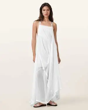 ALLSAINTS Parachute Silk Maxi Dress