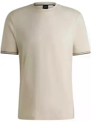 BOSS Cotton T-shirt - Neutrals