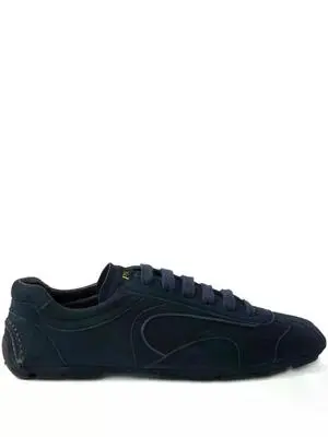 Prada Montecarlo Re-edition 2005 Suede Lace-up Sneakers - Black