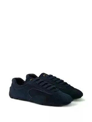 Prada Montecarlo Re-edition 2005 Suede Lace-up Sneakers - Black