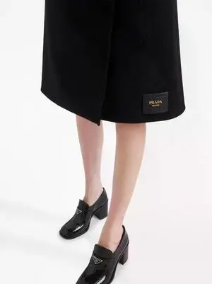 Prada Safety Pin-embellished Midi Skirt