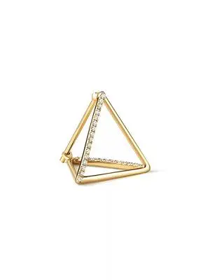 Shihara Diamond Triangle Earring 15 - Metallic