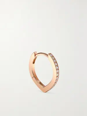REPOSSI Antifer 18-karat Rose Diamond Single Earring - Gold