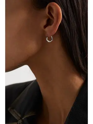 REPOSSI Antifer 18-karat White Single Hoop Earring