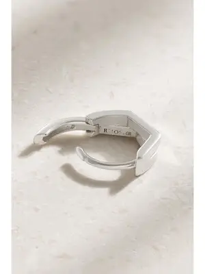 REPOSSI Antifer 18-karat White Single Hoop Earring