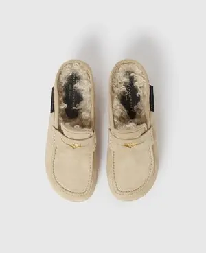 Stella McCartney Sneak-elyse Platform Loafer Slippers - Desert